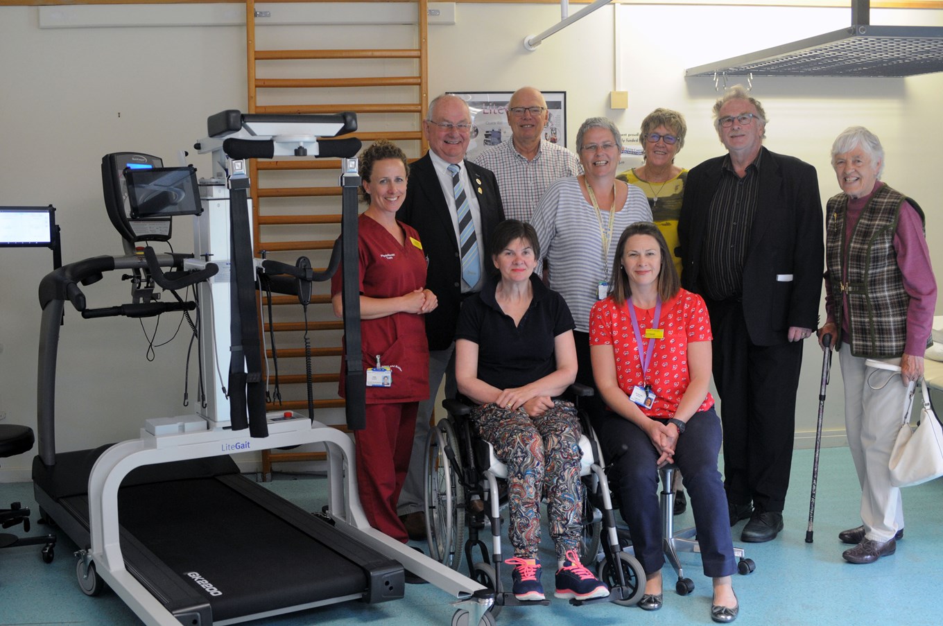 Patients benefit from state-of-the-art rehabilitation equipment